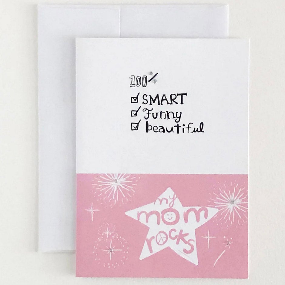 My Mom Rocks - Mother's Day Card | Stubbe Chocolates Toronto